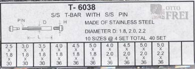 T-bars Screw Lug Assortments