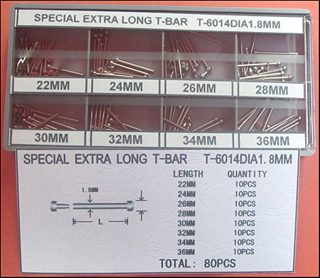 T-bars Screw Lug Assortments
