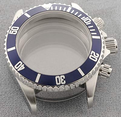 Valjoux 7750 and ETA 7750 Cases with Blue Bezel