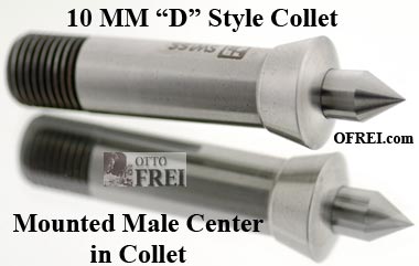 Brand New Vintage 10 MM "D" Style Collets for Lorch Lathes