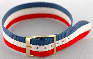 Nylon Straps, Multi-Color Striped Patterns