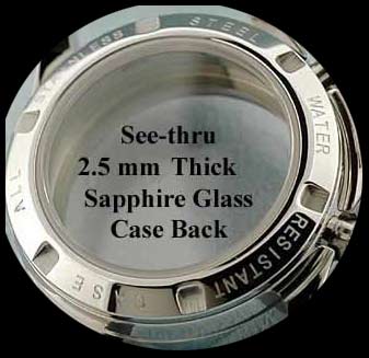 Valjoux 7750 and ETA 7750 Cases with Black Bezel