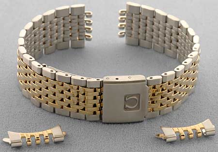 Omega Watch Bracelets Two-Tone