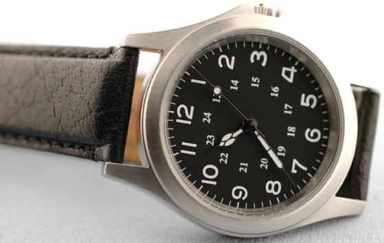 24 Hour Dial Quartz Watches Complete With Band