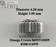 Omega Watch Crowns