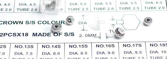 Tap 10 Waterproof Crowns White